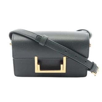 Saint Laurent Pre-owned Classic Loulou Leder Schultertasche - - Pre-owned - Damen - Gr&uuml;n - ONE SIZE