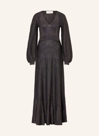 BA&SH Ba&Sh Kleid Jenna Mit Glitzergarn blau