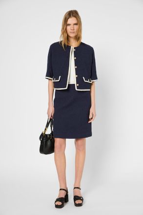 Gerard Darel Jupe courte de tailleur - VAHINE - Marine