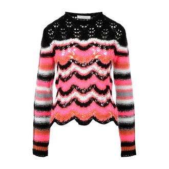 Philosophy di Lorenzo Serafini Femme, Pulls, Noir, Taille: 38 FR Pull ras du cou