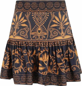 Farm Rio Farm Rio, Femme, Jupes, Multicolore, Taille: 40 FR Cornely Ainika Mini Skirt