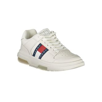 Tommy Hilfiger Leather Colorblock Sneaker - White