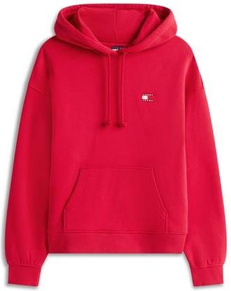 Tommy Hilfiger Baumwoll-Kapuzenpullover in Rot