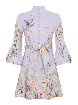 Zimmermann Robe Courte - Bleu
