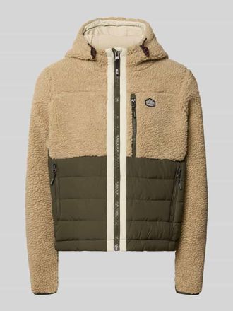 Superdry Regular Fit Jacke mit Teddyfellbesatz