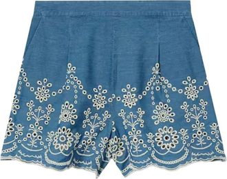 MC2 Saint Barth Femme, Shorts, Bleu, Taille: 38 FR Denim Shorts