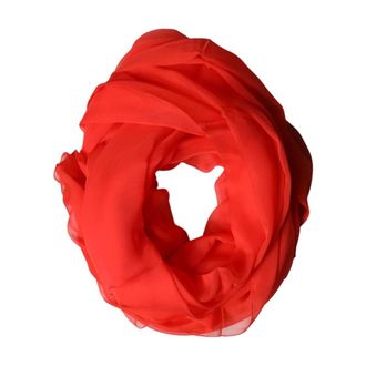 Dolce & Gabbana Homme, Accessoires, Rouge, Taille: ONE Size Foulard, ch&acirc;le en soie pour le cou
