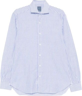 Barba Homme, Chemises, Bleu, Taille: 4XL Shirt Barba
