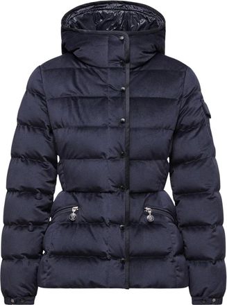 Moncler Femme, Vestes, Bleu, Taille: 40 FR Down Vestes