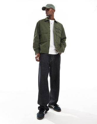 Carhartt Work in Progress Tracker - Chemise à manches longues - Kaki-Vert