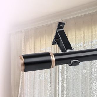 Generic Aluminium-Gardinenstange Innen- Und Au&szlig;enbereich Wandmontage Leise Vorhang-vorhangstange F&uuml;r Fenster Privatsph&auml;re In Offenen R&auml;umen In Mehreren Farben