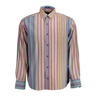 GANT Homme, Chemises, Multicolore, Taille: S Chemise Classique Bleu Clair &agrave; Boutons