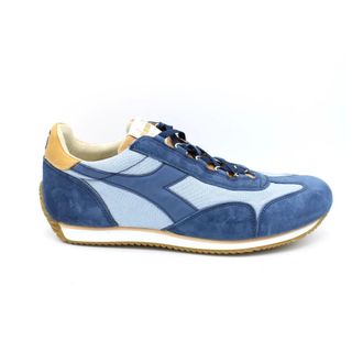 Diadora Homme, Chaussures, Bleu, Taille: 42 EU Canvas Stone Wash Baskets Model