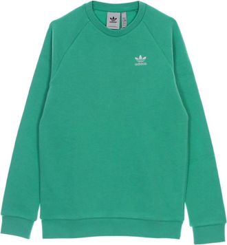 adidas Sweatshirt mit gestickten Logos - - Sport - Herren - Gr&uuml;n - XL