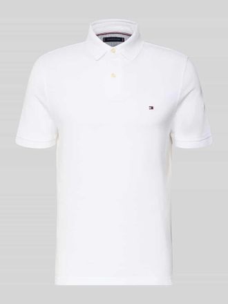 Tommy Hilfiger Regular Fit Poloshirt mit Logo-Stitching