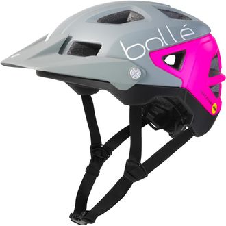 Bolle Trackdown MIPS, Matte Grey & Neon Pink, No Lens Reference, Small, Bike Helmets, Unisex, Adult