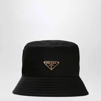 Prada Schwarzer Re-Nylon-Fischerhut