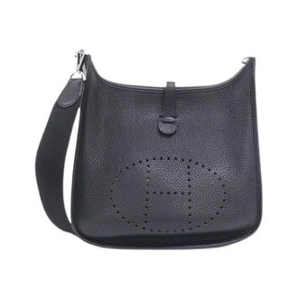 Herm&egrave;s Pre-owned Taurillon Clemence Schultertasche - - Pre-owned - Damen - Schwarzk - ONE SIZE