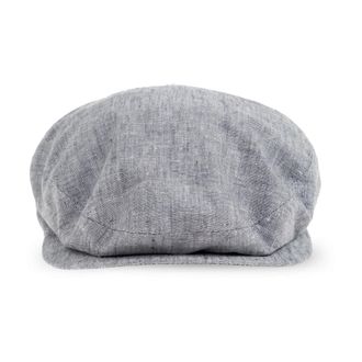 Dolce & Gabbana Leinen Flache Kappe - - Accessories - Herren - Grau - 57 CM