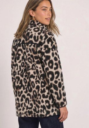 Street One Fellimitatjacke mit Stehkragen