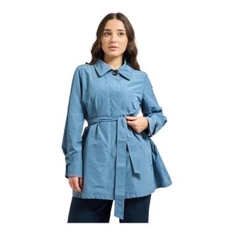 iBlues Femme, Manteaux, Bleu, Taille: 42 FR Fiorire Jacket
