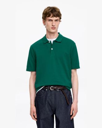 Arket Pikee-Poloshirt -Gr&uuml;n