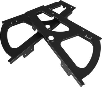 Soimiss 2 Stück Schwarze Verdeckte Schuhschrank scharniere Robuste Metall klappbeschläge für Schuhschubladen Langlebige Selbstschließende Klapprahmen Hardware