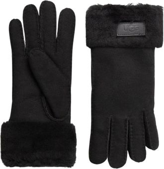 UGG Gant &agrave; revers - Femme - Accessoires - Noir - Taille: M