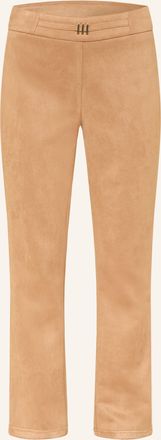Joseph Ribkoff Hose In Lederoptik braun