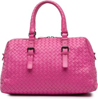 Bottega Veneta Crossbody Bags - Nappa Intrecciato Boston Bag - Gr. unisize - in Gold - für Damen