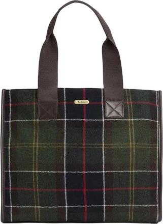 Barbour Turnberry Tartan Tote - - Bags - Damen - Gr&uuml;n - ONE SIZE
