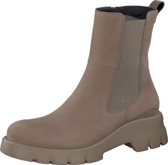 Paul Green Damen Chelsea-Boots, Frauen Chelsea Boots,Schlupfstiefel,Stiefel,Booties,halbstiefel,Kurzstiefel,uebergangsschuhe,Beige (Antelope),37.5 EU / 4.5 UK