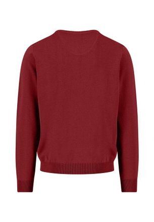 Fynch-Hatton Strickpullover - Feinstrickpullover aus Baumwolle mit V-Ausschnitt - Pullover Herren