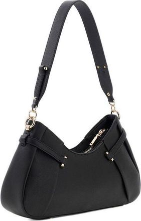 Guess Womens Shoulder Bag Black Polyurethane - Shoulder-Bags