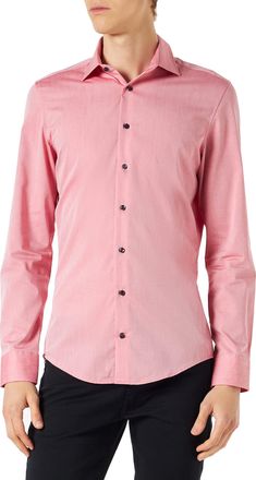 Seidensticker Herren Business Hemd Hemd, Rot, 39