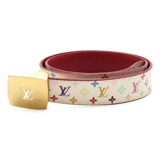 Louis Vuitton Pre-owned Vintage Monogram Canvas Belt - - Pre-owned - Damen - Mehrfarbig - ONE SIZE