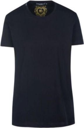 Dolce & Gabbana Klassisches Damen Top in Unifarben - - Tops - Damen - Schwarzk - 2XS