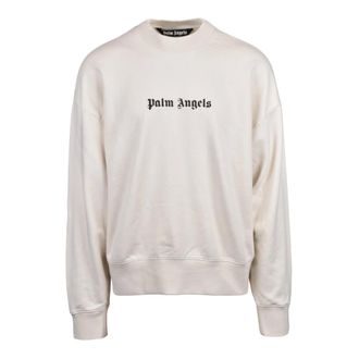 Palm Angels Herren, Sweatshirts & Hoodies, Beige, LGr&ouml;&szlig;e