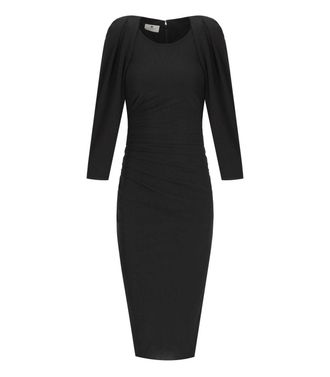 Elisabetta Franchi ROBE MIDI NOIRE ELISABETTA FRANCHI
