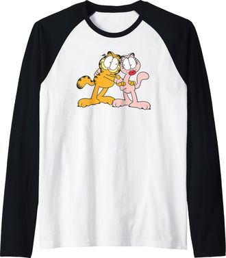 Garfield Arlene & Garfield Hugs Cartoon Cat Raglan