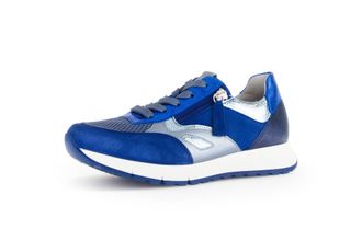 Gabor Damen Low-Top Sneaker, Frauen Halbschuhe,Turnschuhe,Laufschuhe,Freizeit,sportlich,stra&szlig;enschuhe,Nautic k.(S.blau),40 EU / 6.5 UK