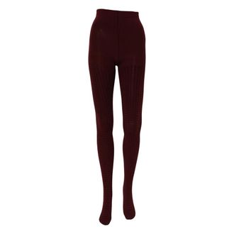 Dolce & Gabbana Fischernetz-Strumpfhose - - Accessories - Damen - Rot - ONE SIZE