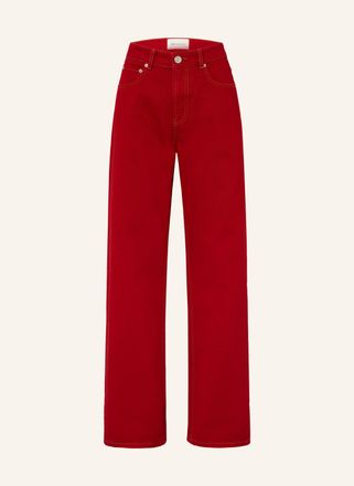 Ami Ami Paris Wide Leg Jeans rot