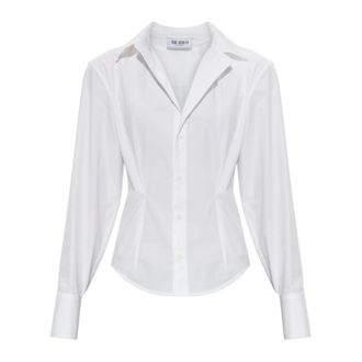 The Attico Femme, Blouses et Chemises, Blanc, Taille: 40 FR Chemise Darts