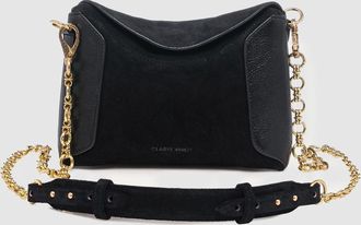 CLARIS VIROT Sac Mini Gaia Cuir Noir