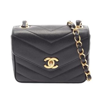 Chanel Sac bandouli&egrave;re vintage doccasion - Femme - Pre-owned - Noir - Taille: ONE Size