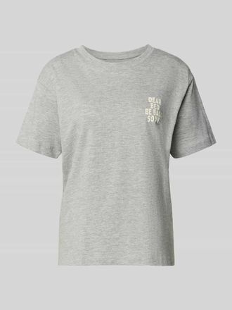 Jake*s Casual Pyjama-Oberteil mit Statement-Print