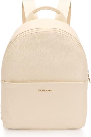 Mandarina Duck Damen Lederrucksack Mellow Leather Backpack, Almond