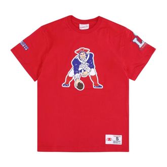Mitchell & Ness NFL Team Origins T-Shirt Scarlet - - Tops - Herren - Rot - XL
