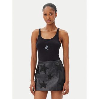 One Teaspoon Top Fine 26605 Schwarz Slim Fit